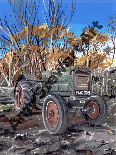 Cockshutt Tractor Fine Art Print – AmyStewartArt