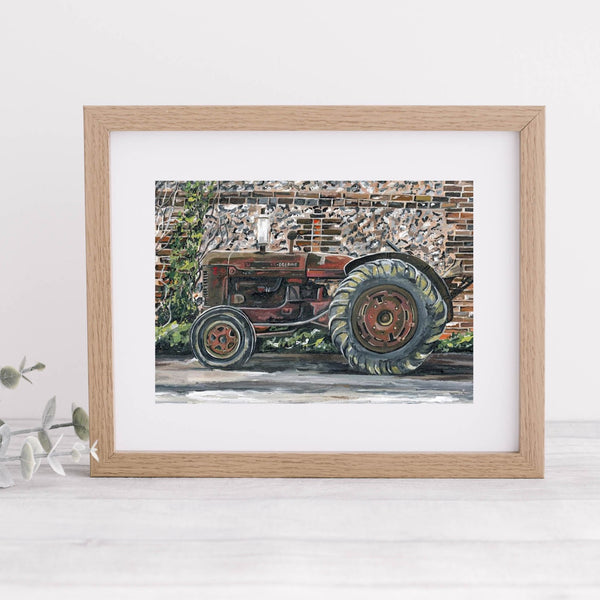 McCormick Deering Mounted Tractor Print – AmyStewartArt