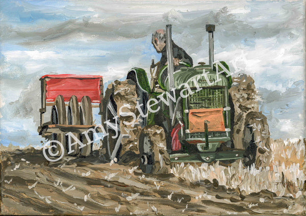 Fordson Standard N original Acrylic Painting – AmyStewartArt